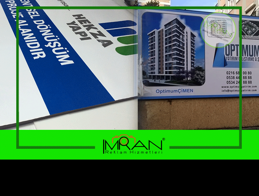 İnşaat Proje Alanı Tabelası - İnşaat Tabelası - İnşaat ve Şantiye ...